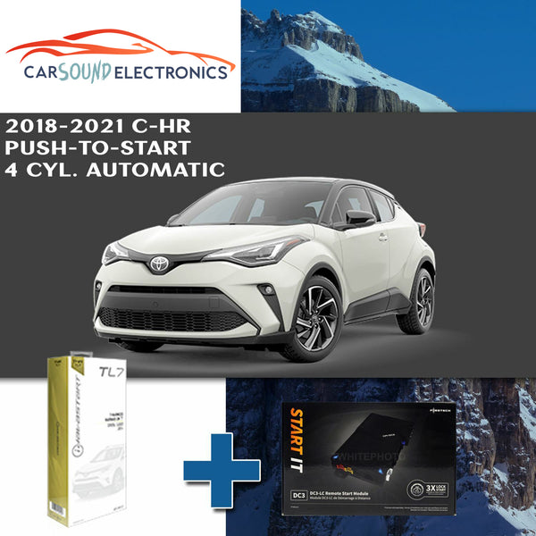 Remote Start System for 2018 2021 Toyota C HR Push to Start 4 Cyl. Aut carsoundelectronics8